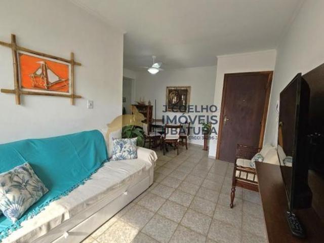 Apartamento à venda em Ubatuba SP: 2 quartos, 1 suíte, 2 salas, 2 banheiros, 1 vaga de garagem, 70m²