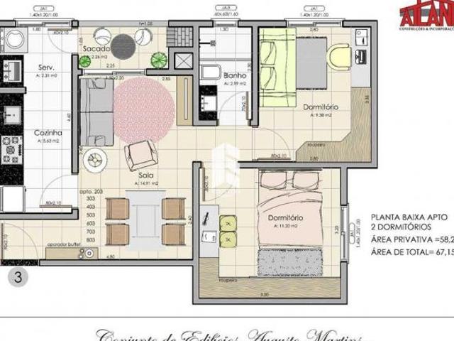 Apartamento à venda em Uglione