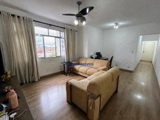 Apartamento à venda frente 2 quartos dependência Embaré Santos/SP