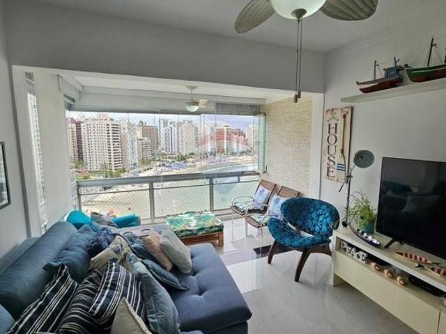 Apartamento à venda Guarujá Astúrias Frente mar 4 Vagas de Garagem Demarcadas