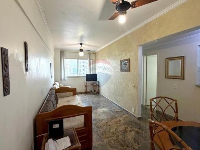Apartamento a venda Guarujá/SP 1 Quarto amplo Área Útil: 57,12 m² sala dois ambientes cozinha americ