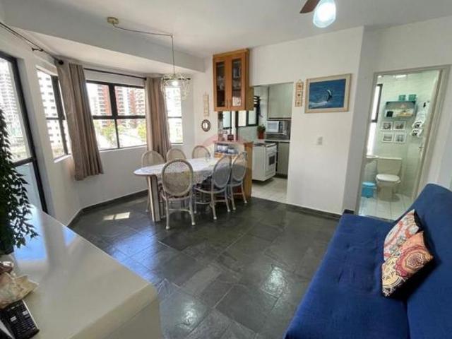 Apartamento a venda Guarujá/SP 2 Dormitórios Lavabo Sala Ampla Varanda Piscina Sauna Jogos Segurança