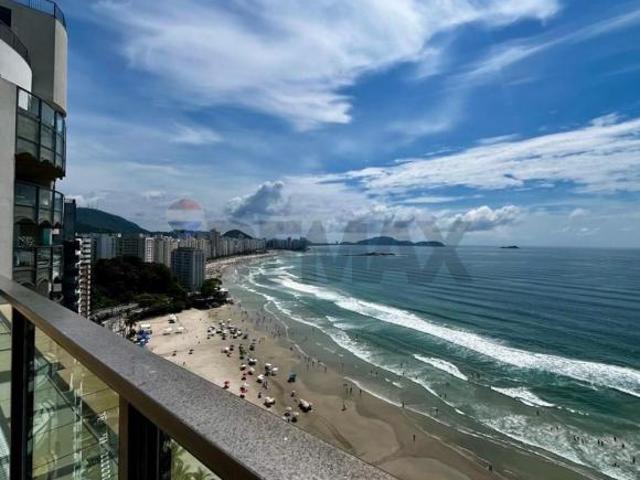 Apartamento a venda Guarujá/SP Cobertura Penthouse Frente Total para Mar Belíssima Vista 5 Suítes Pi