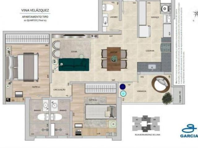 Apartamento à Venda Gutierrez, 2 Quartos, 72 m2