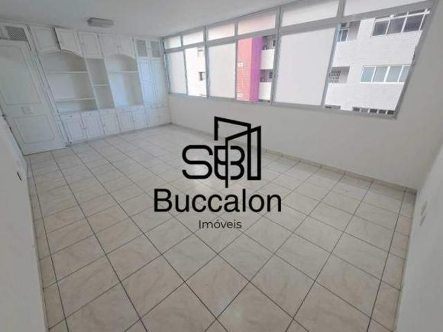Apartamento à Venda — Gonzaga, Santos/SP | 124 m² • 3 Dormitórios 1 Suíte • Avenida da Praia • Vis