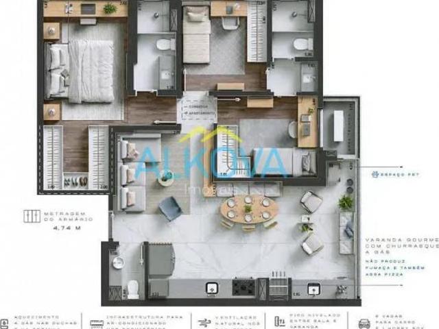 Apartamento à venda, Jardim das Colinas, São José dos Campos, SP