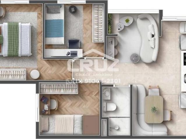 Apartamento à venda, Jardins Polvilho, Cajamar, SP