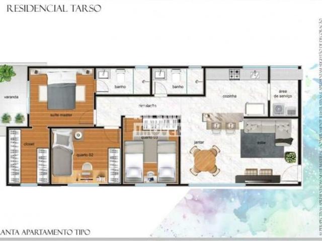 APARTAMENTO Á VENDA LANÇAMENTO, 03 QUARTOS, 02 VAGAS NO BAIRRO CABRAL / CONTAGEM