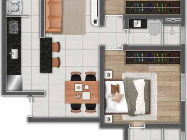 Apartamento à venda Lançamento Apto 2Dorm, Atibaia minha casa minha vida