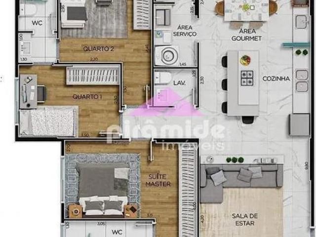 Apartamento à venda, Loteamento Villa Branca, Jacareí, SP