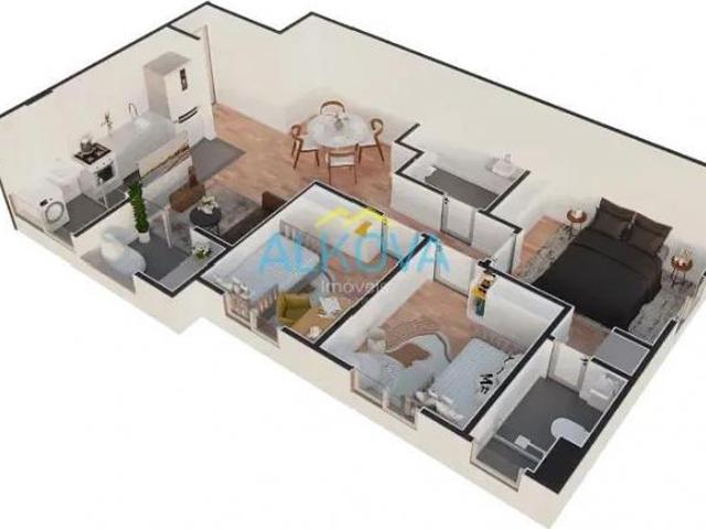 Apartamento à venda, Parque Residencial Flamboyant, São José dos Campos, SP