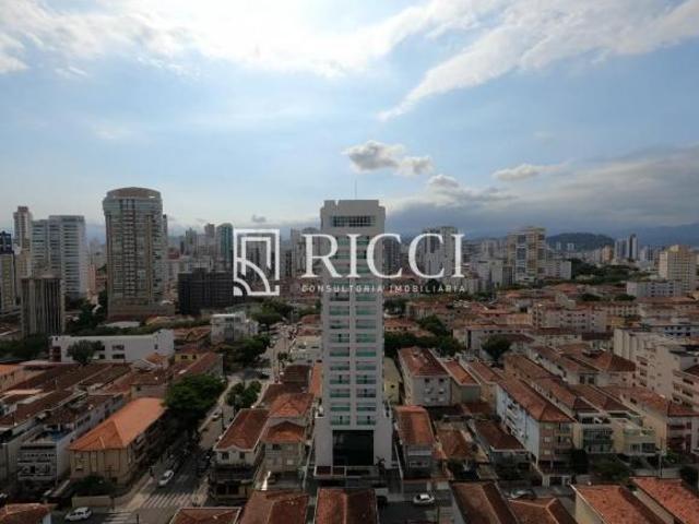 Apartamento à Venda Porteira Fechada no Embaré, Santos|Ricci