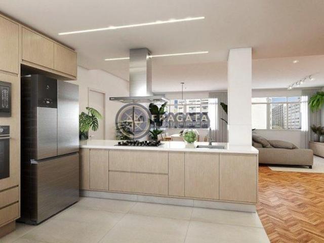 Apartamento à venda próximo ao Club, 3 quartos sendo 2suites e 1 vaga, reformado Jardim América/SP