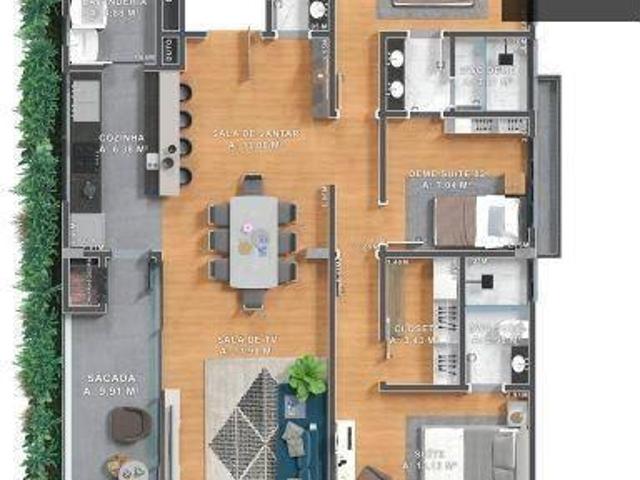 Apartamento à venda Região do Lago Cascavel/PR