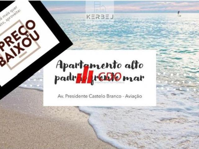 Apartamento a venda Residencial Guayi frente para o mar na Aviação: 3 Suítes, 2 Salas com varanda 5