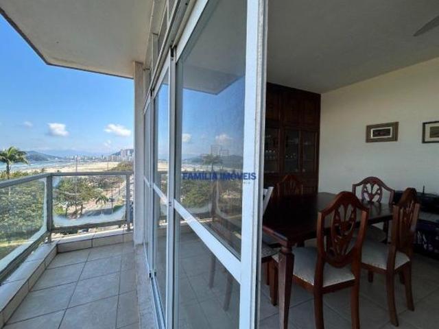Apartamento à venda Santos/SP Bairro Gonzaga 3 quartos vista Mar
