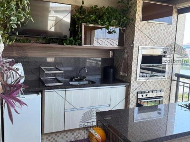 Apartamento à venda Vila Guarani com 3 quartos, 1 suíte, varanda garden, 3 banheiros, 1 vaga, 106m²
