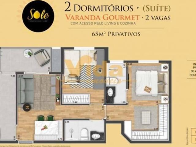 Apartamento á venda, Vila Osasco, 03 quartos