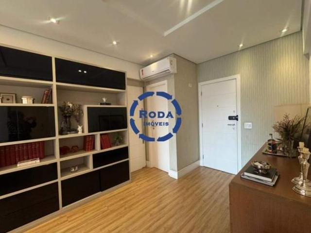 Apartamento à venda, vista mar, lazer completo Castell Due Piazze Gonzaga, Santos/SP