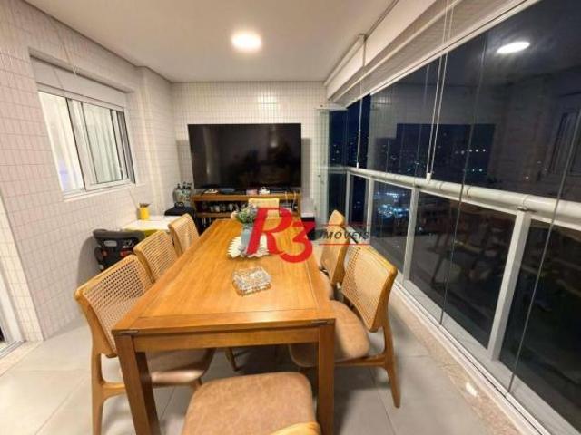 Apartamento à venda, 143 m² por R$ 2.500.000,00 Boqueirão Santos/SP