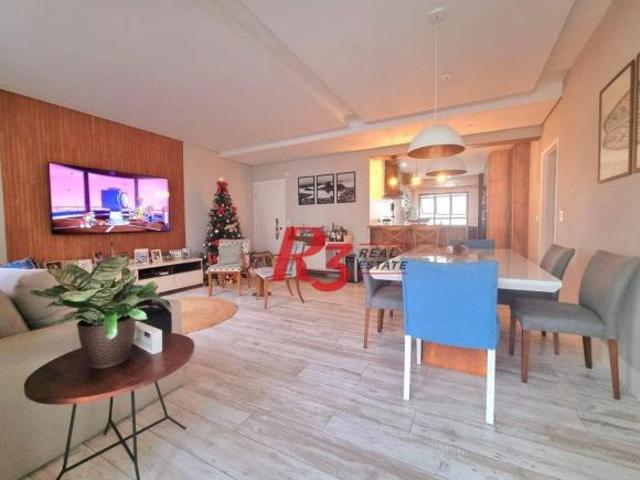 Apartamento à venda, 147 m² por R$ 1.800.000,00 Boqueirão Santos/SP