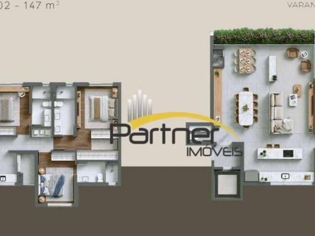Apartamento à venda, 147 m² por R$ 2.854.171,00 Bigorrilho Curitiba/PR