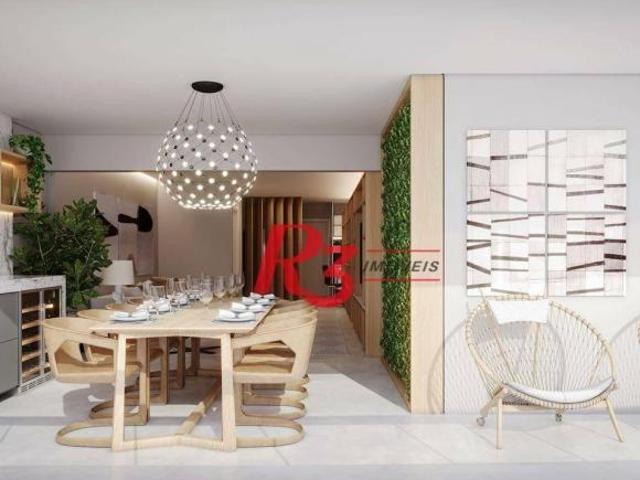 Apartamento à venda, 148 m² por R$ 2.016.389,35 Boqueirão Santos/SP