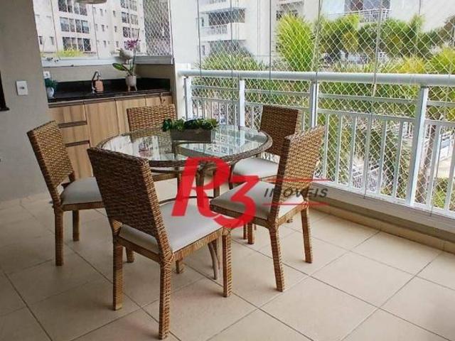 Apartamento à venda, 150 m² por R$ 1.280.000,00 Marapé Santos/SP
