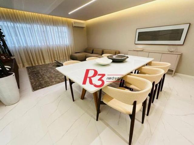 Apartamento com 3 dormitórios à venda, 150 m² por R$ 1.990.000,00 Boqueirão Santos/SP