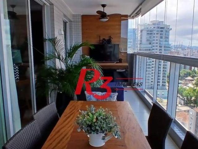 Apartamento à venda, 160 m² por R$ 2.500.000,00 Embaré Santos/SP