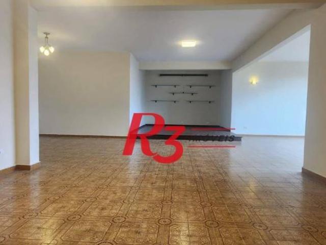 Apartamento com 3 dormitórios à venda, 172 m² por R$ 960.000,00 Embaré Santos/SP