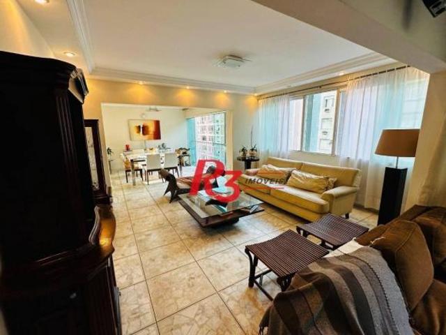 Apartamento com 4 dormitórios à venda, 184 m² por R$ 960.000,00 Ponta da Praia Santos/SP