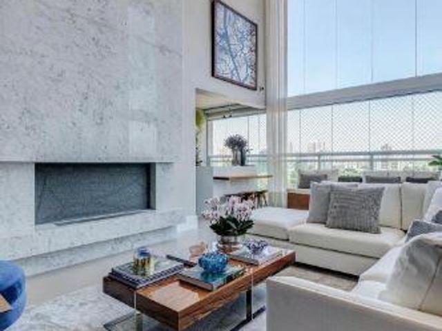 Apartamento à Venda, 198m² Brooklin 4 Suítes, 3 Vagas por R$ 4.500.000,00 Sã