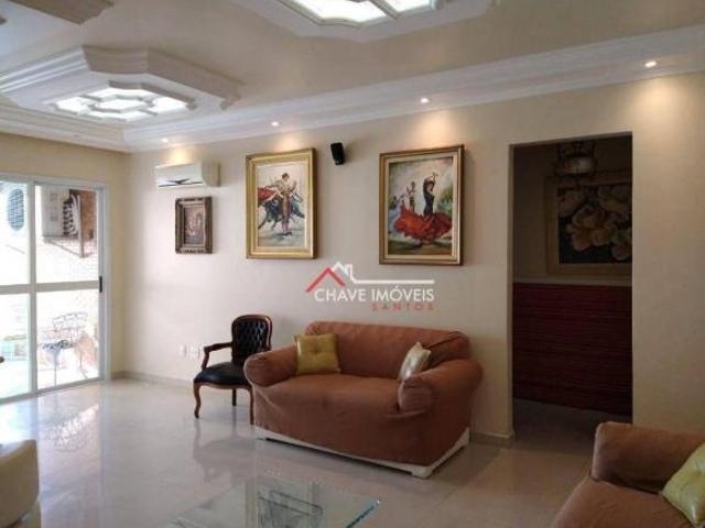 Apartamento à venda, 100 m² por R$ 1.380.000,00 Embaré Santos/SP