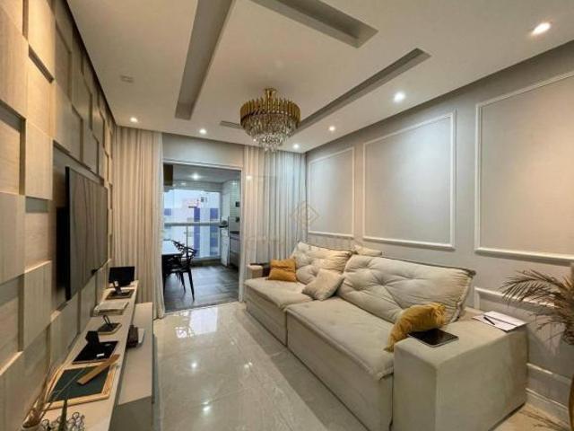Apartamento vista mar, com 3 dormitórios à venda, 101 m² por R$ 1.500.000 Boqueirão Praia Grande
