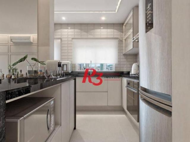 Apartamento à venda, 102 m² por R$ 1.290.000,00 Aparecida Santos/SP