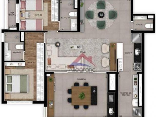 Apartamento à venda, 102 m² por R$ 1.480.000,00 Mooca São Paulo/SP