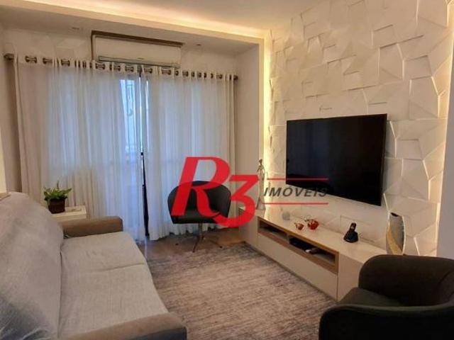 Apartamento à venda, 104 m² por R$ 692.000,00 Marapé Santos/SP