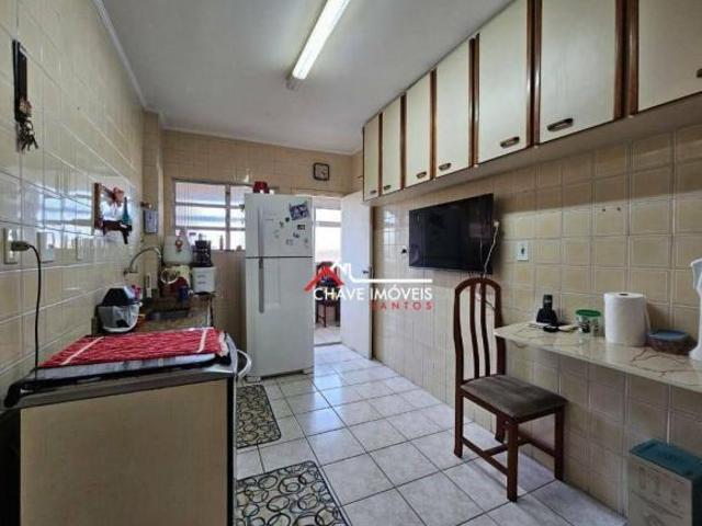Apartamento à venda, 110 m² por R$ 555.000,00 Marapé Santos/SP
