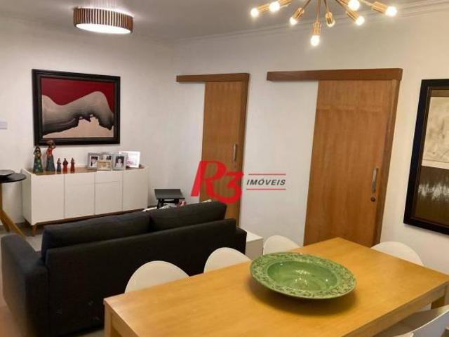 Apartamento à venda, 110 m² por R$ 740.000,00 Boqueirão Santos/SP