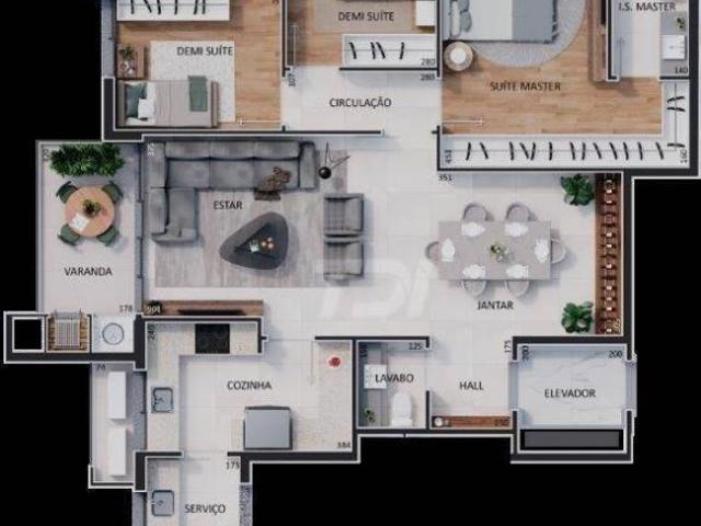 Apartamento à venda, 117 m² por R$ 1.784.084,89 Água Verde Curitiba/PR