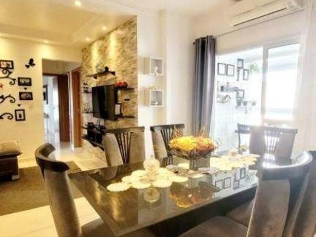 Apartamento com 3 dormitórios à venda, 116 m² por R$ 890.000,00 Canto do Forte Praia Grande/SP