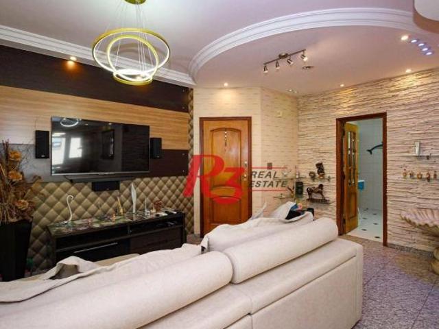 Apartamento à venda, 118 m² por R$ 1.580.000,00 Boqueirão Santos/SP