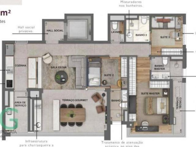 Apartamento à venda, 120 m² por R$ 2.150.000,00 Vila Mariana São Paulo/SP