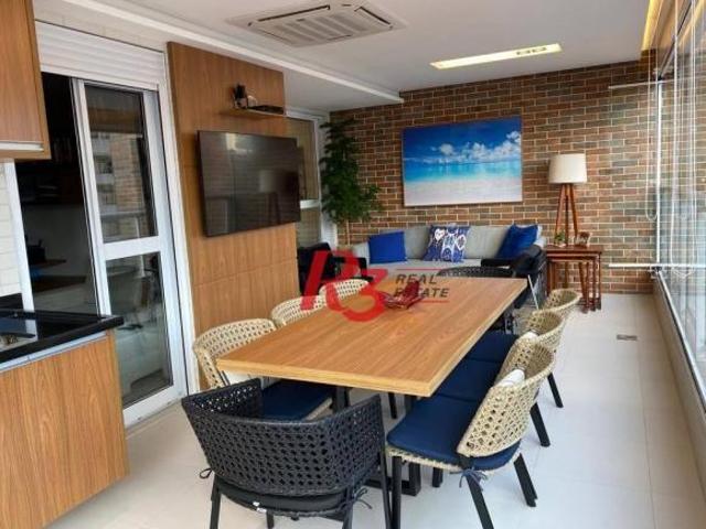 Apartamento à venda, 127 m² por R$ 1.950.000,00 Boqueirão Santos/SP