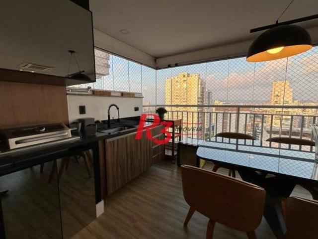 Apartamento à venda, 124 m² por R$ 2.050.000,00 Boqueirão Santos/SP
