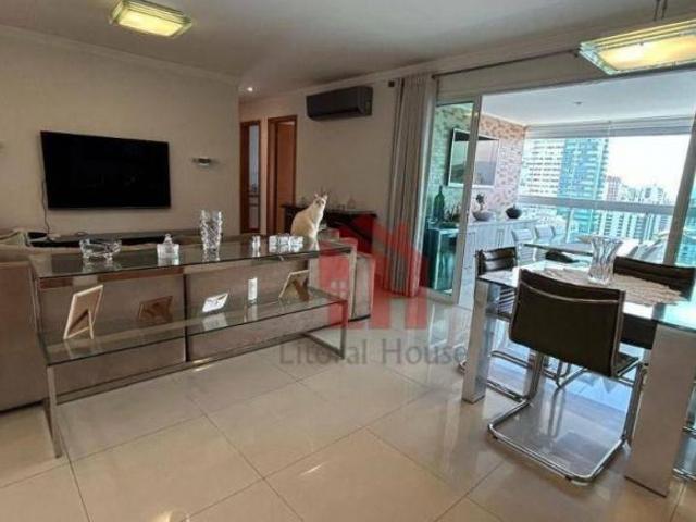 Apartamento com 3 dormitórios à venda, 126 m² por R$ 1.695.000,00 Boqueirão Santos/SP