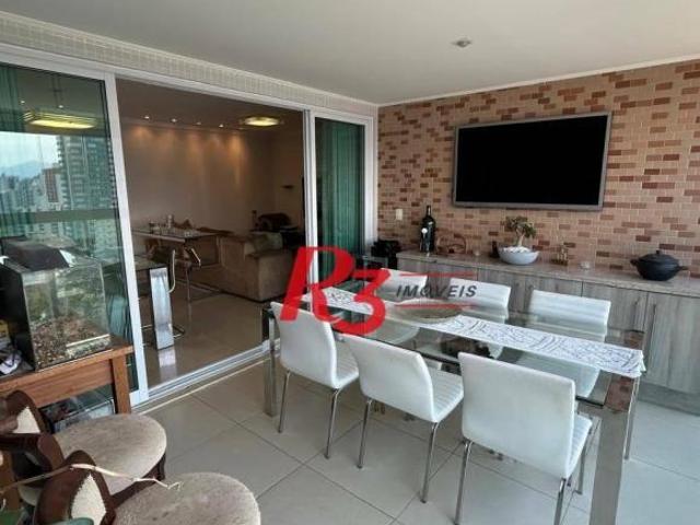 Apartamento à venda, 126 m² por R$ 1.850.000,00 Boqueirão Santos/SP