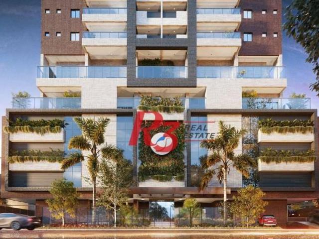 Apartamento à venda, 126 m² por R$ 2.245.170,00 Ponta da Praia Santos/SP