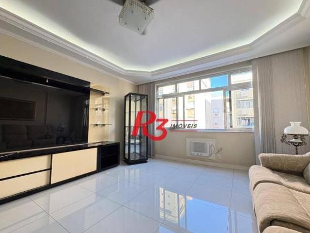 Apartamento à venda, 128 m² por R$ 1.100.000,00 Ponta da Praia Santos/SP